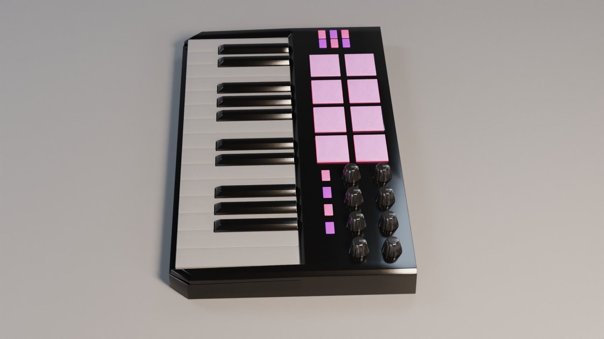 3D model Mini Piano DJ VR / AR / low-poly | CGTrader