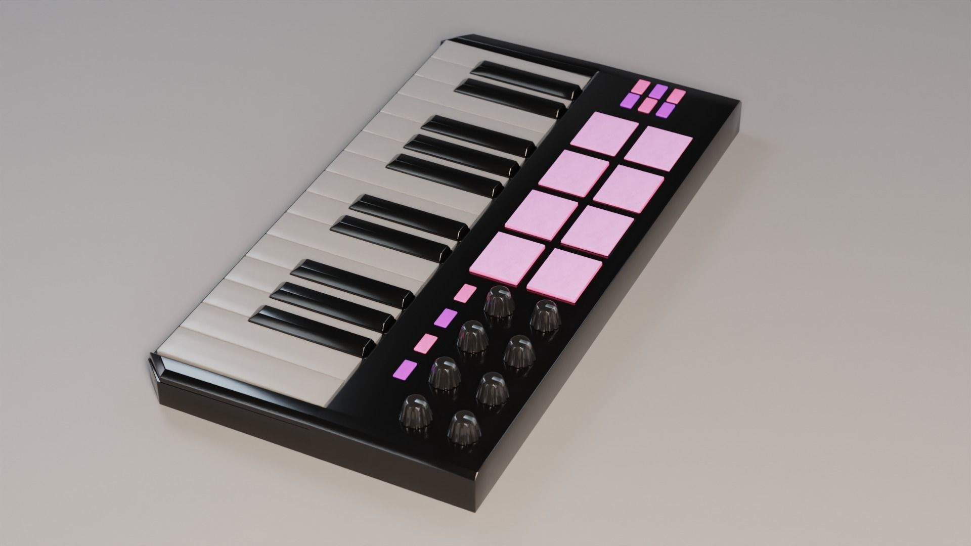 3D model Mini Piano DJ VR / AR / low-poly | CGTrader
