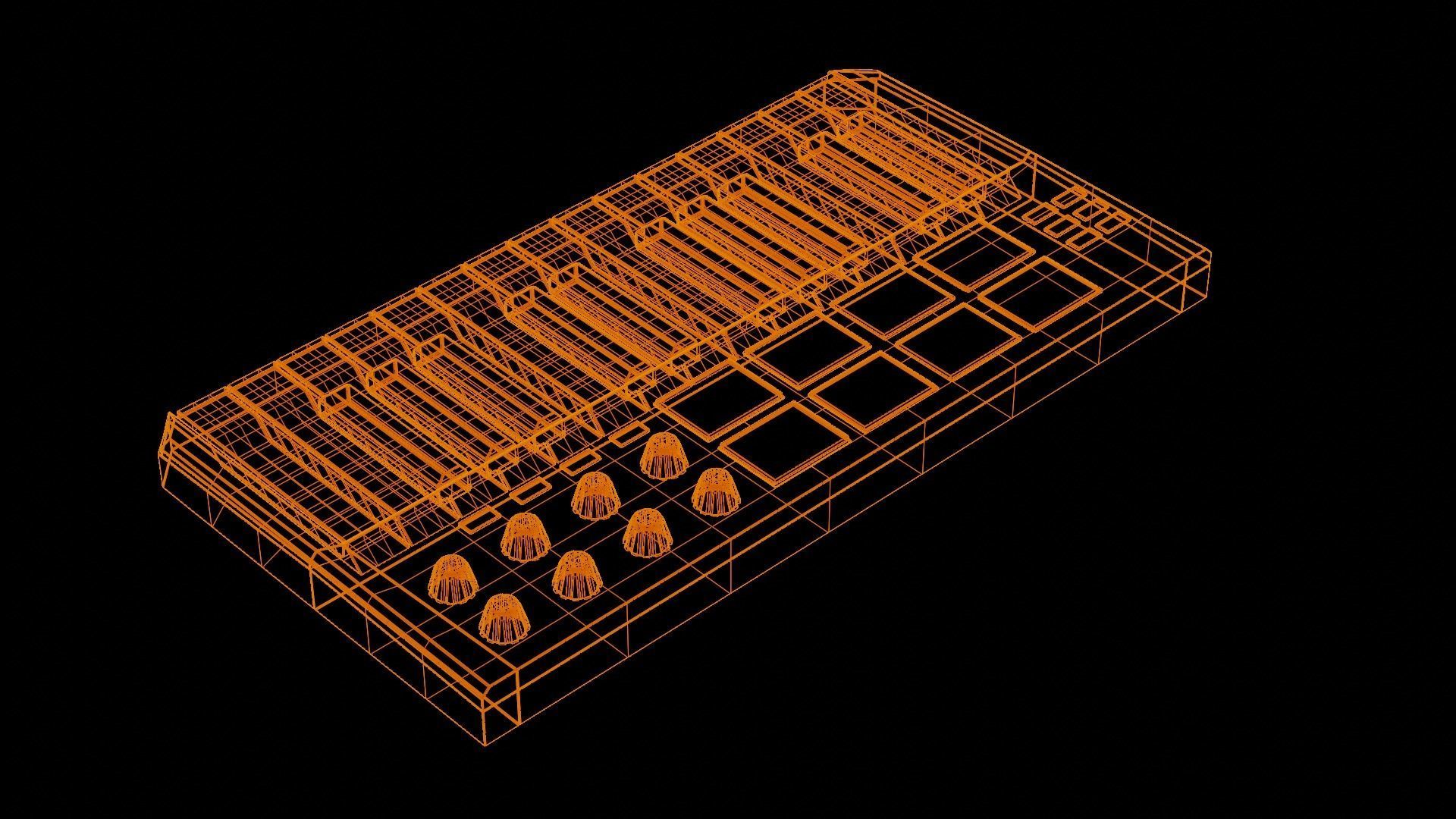 3D model Mini Piano DJ VR / AR / low-poly | CGTrader