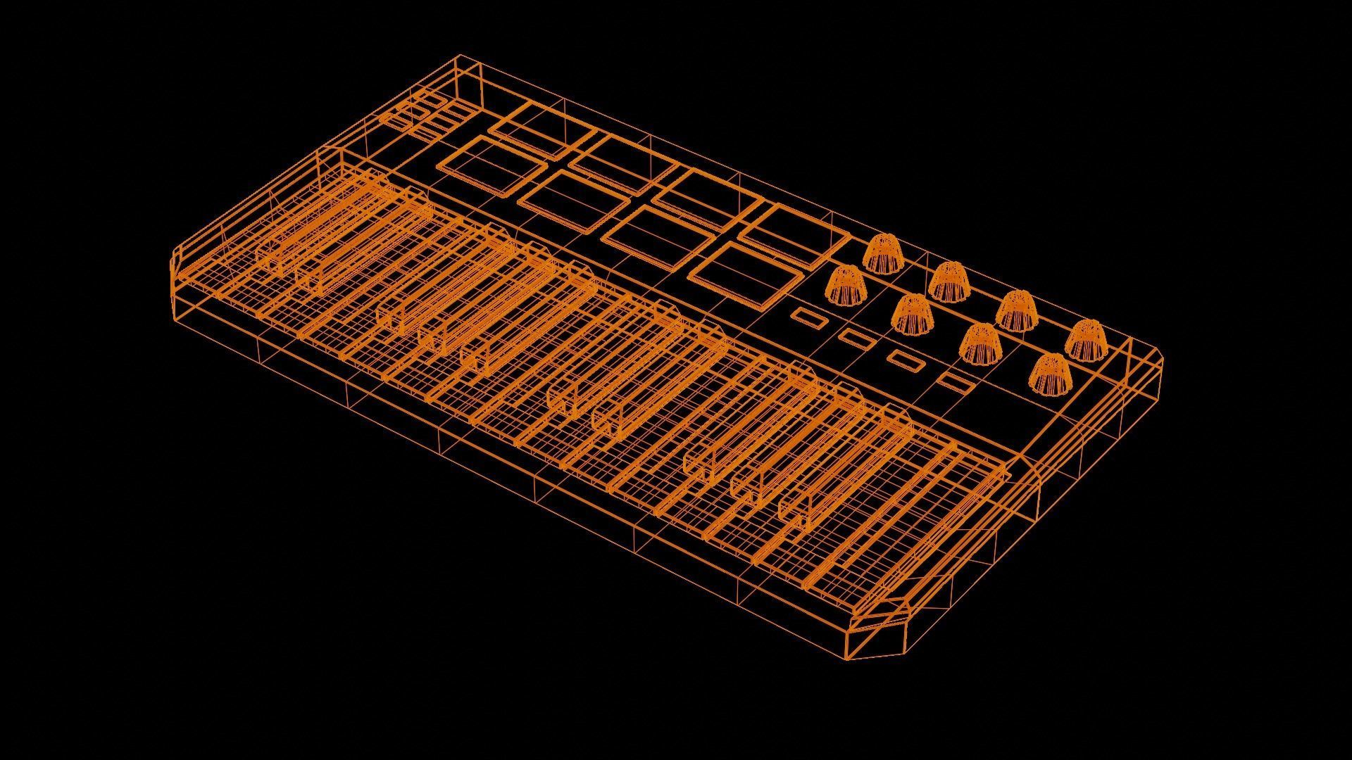 3D model Mini Piano DJ VR / AR / low-poly | CGTrader