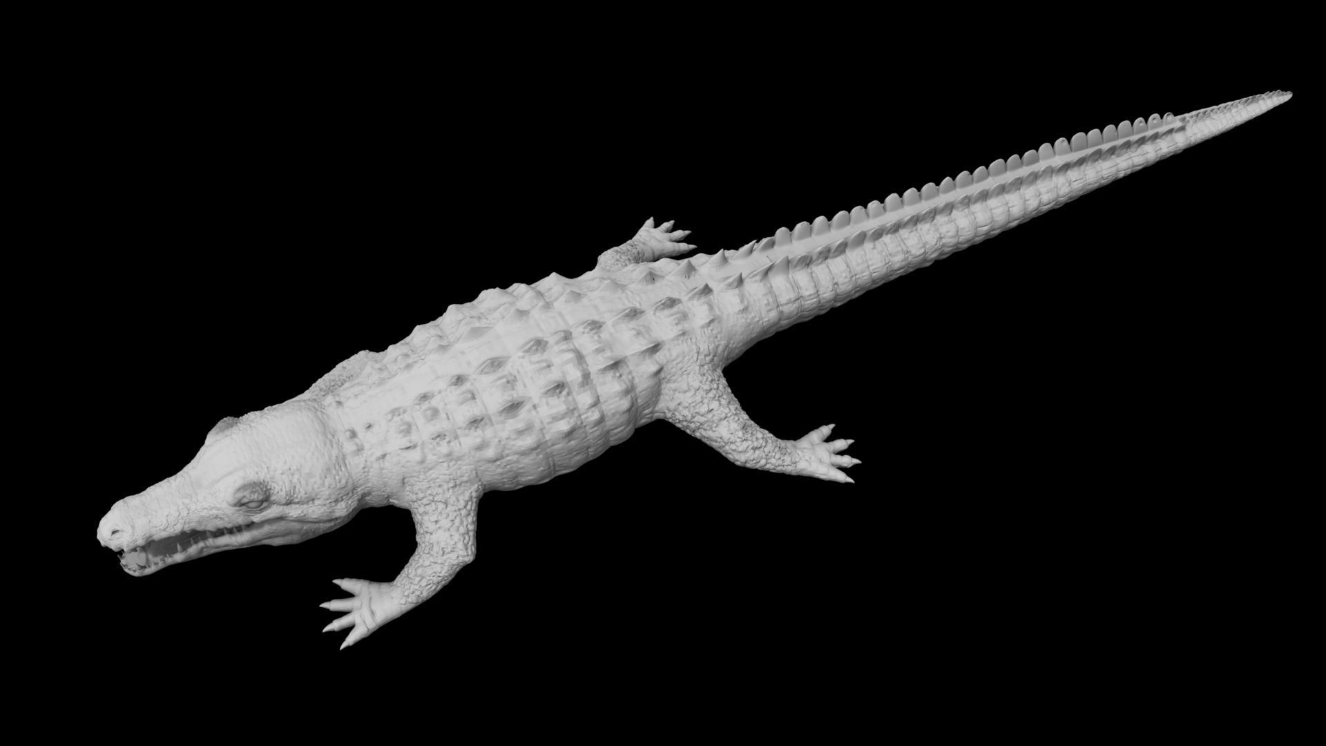 crocodile 3d model alligator 3D model | CGTrader