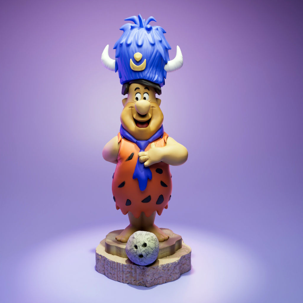 Fred Flintstone and your Loyal Order of Water Buffaloes 3D model 3D ...