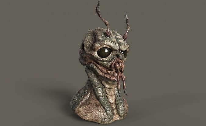 Alien insectoid free 3D model | CGTrader