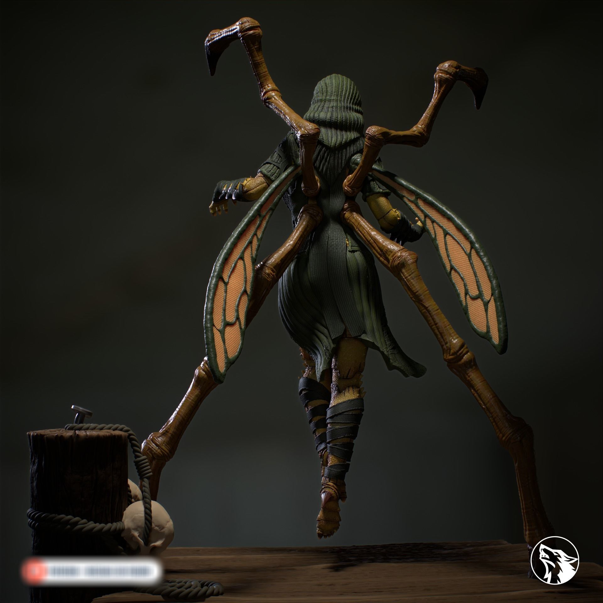 D Vorah Mortal Kombat 3D model 3D printable | CGTrader