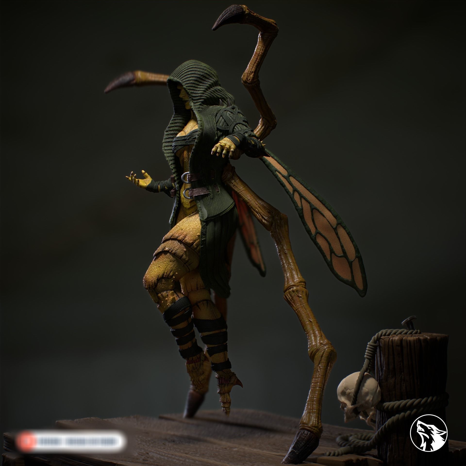 D Vorah Mortal Kombat 3D model 3D printable | CGTrader
