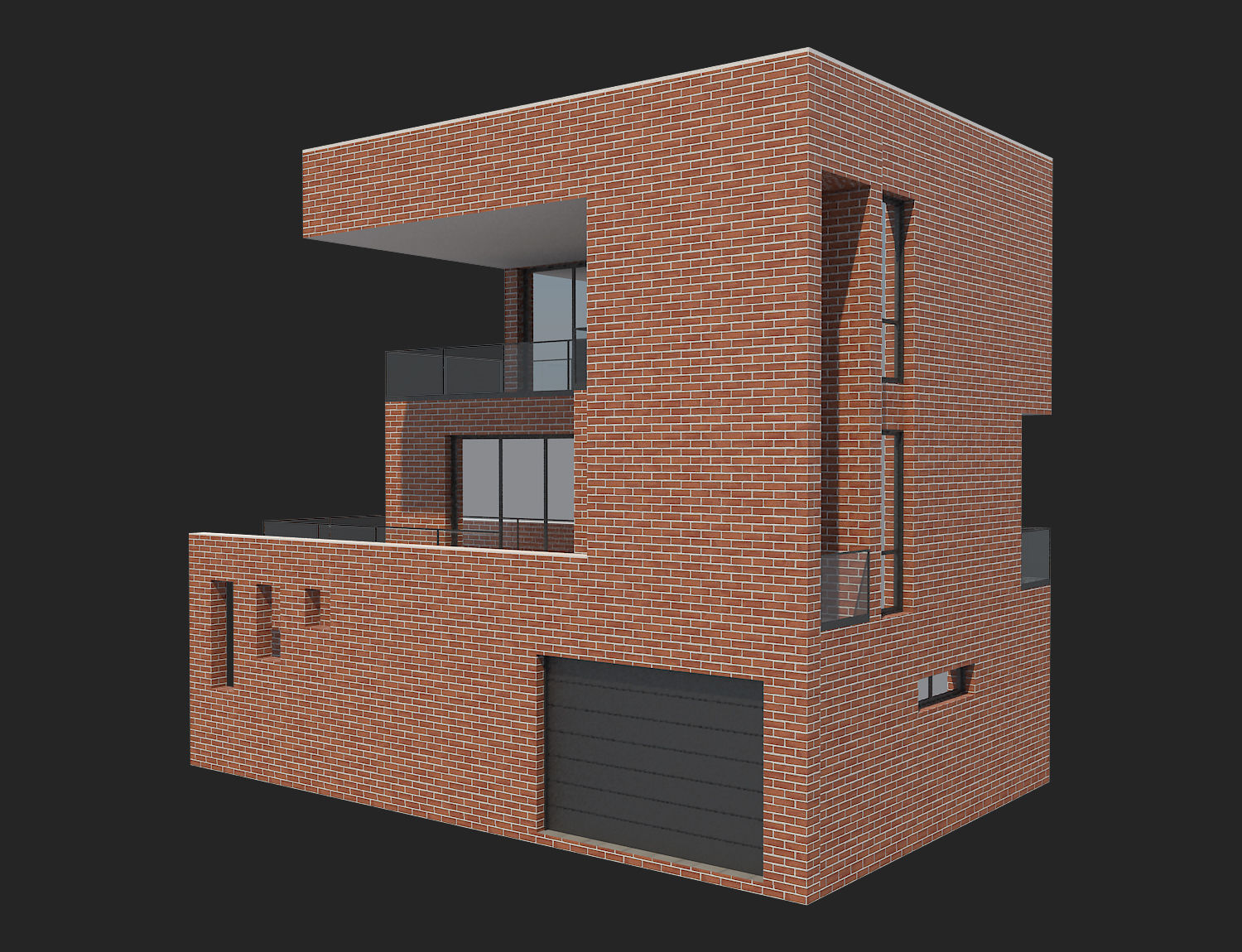 Brick House 5 3D model | CGTrader