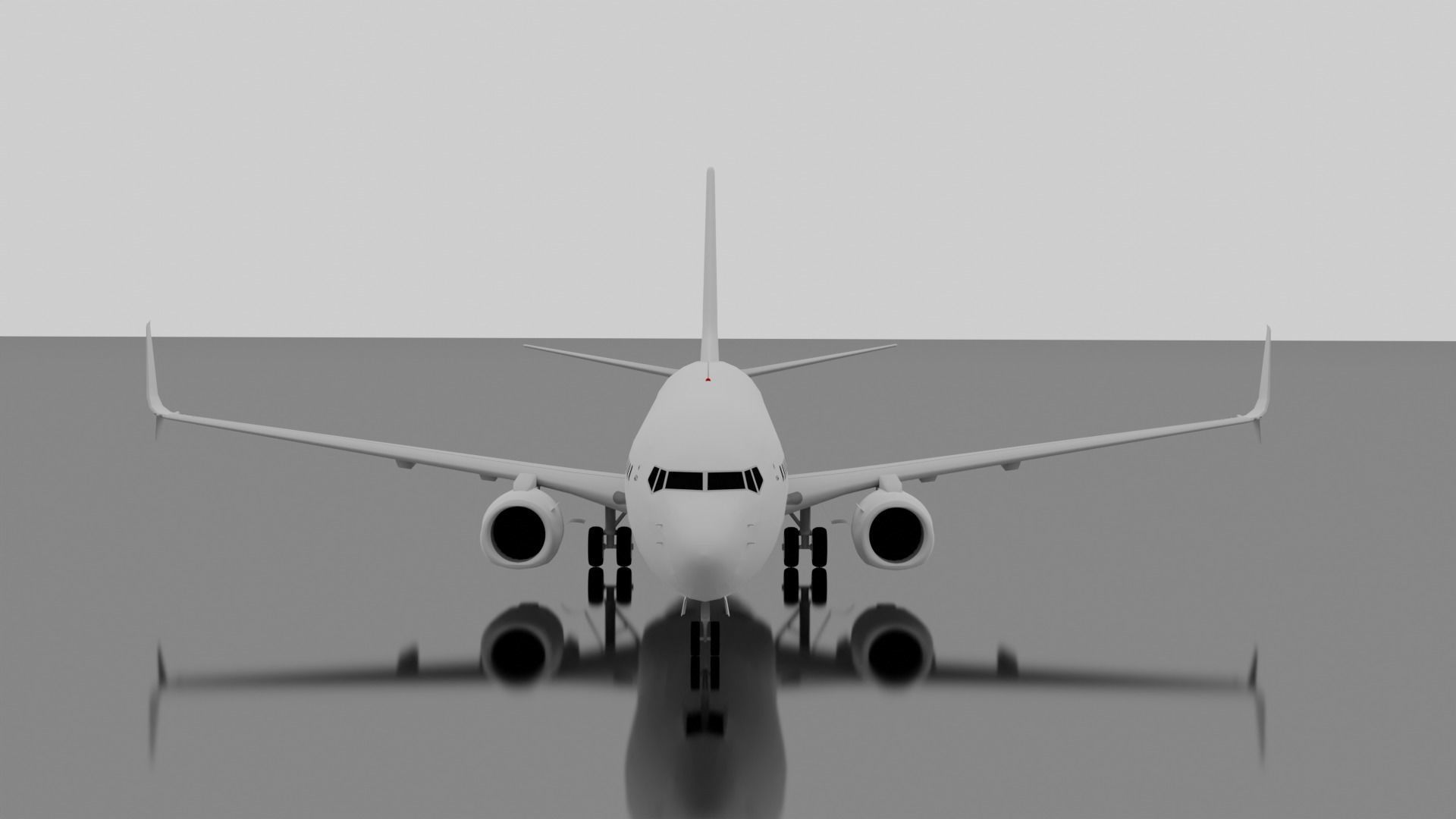 Boeing 737-800 w Split Scimitars 3D model | CGTrader