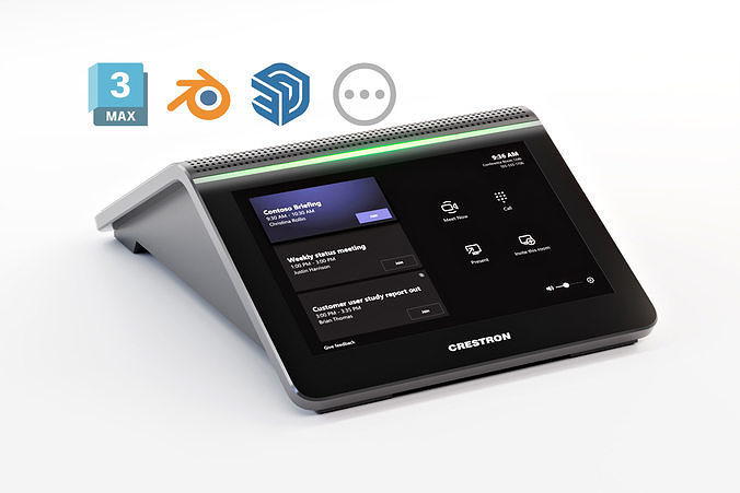 3D model Tabletop Conferencing - Crestron Flex MM VR / AR / low-poly ...