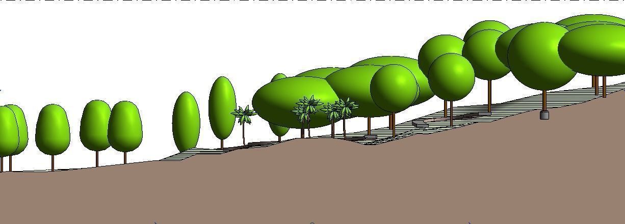 OPTIMIZED Fully-Customizable Revit 2022 Tree Family - SET3 3D model ...