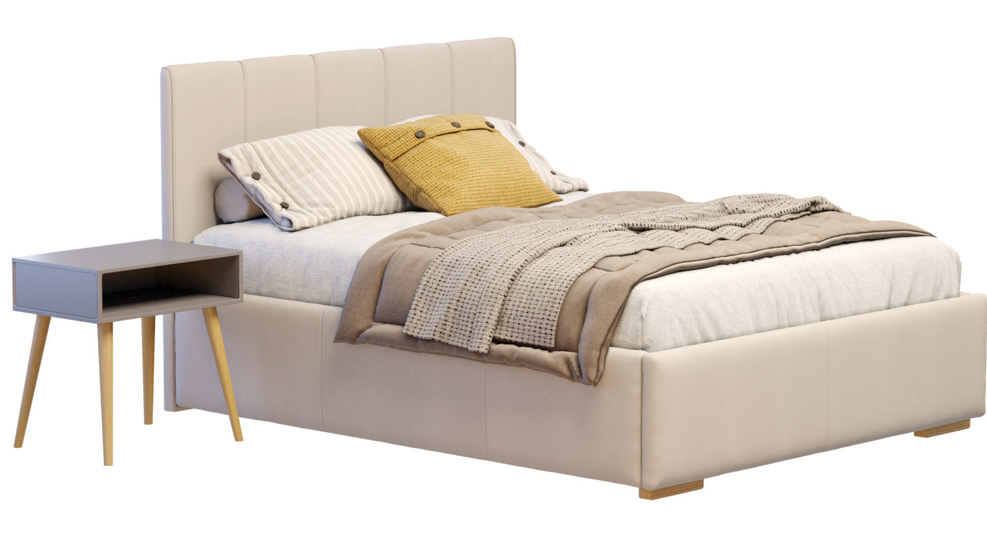 Bed Sherona 3D model | CGTrader