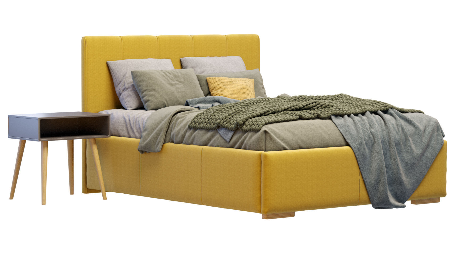 Bed Sherona 3D model | CGTrader