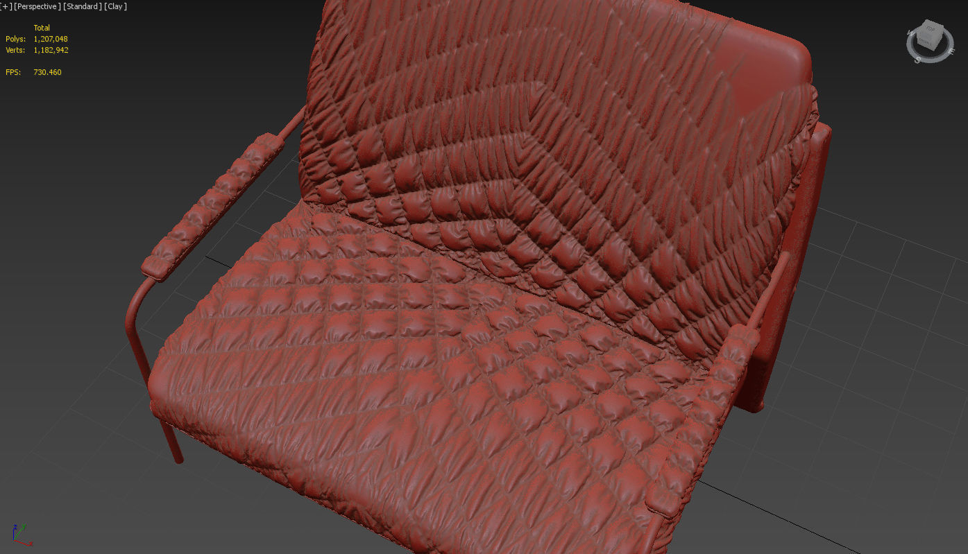 Office Arm Chair - Leather 3D model | CGTrader