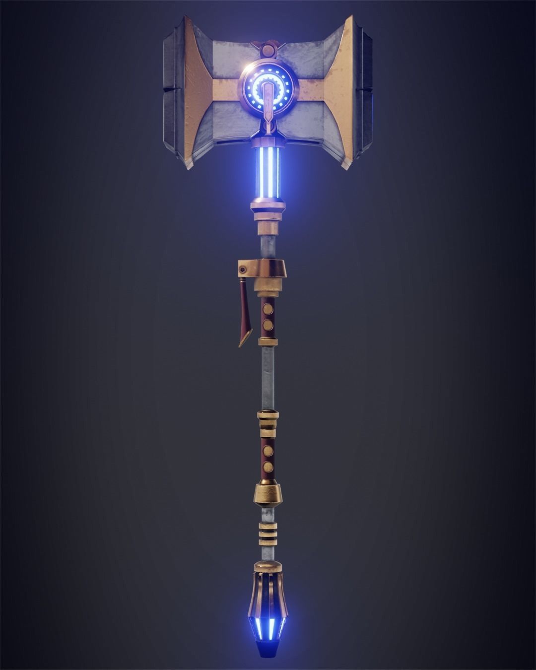 Arcane Jayce Hammer and Pauldron Bundle for Cosplay 3D Model Collection ...