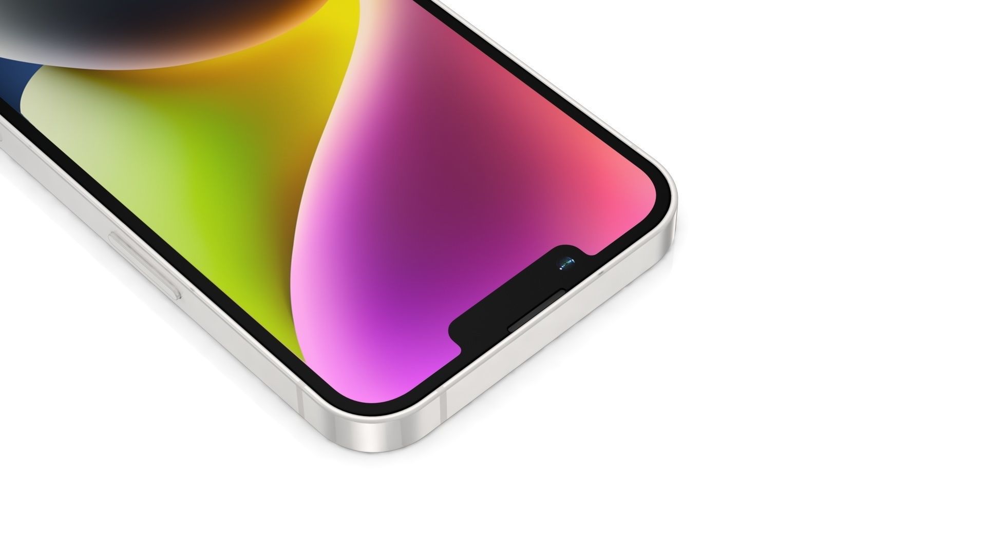 3D model Apple iPhone 14 Starlight VR / AR / low-poly | CGTrader