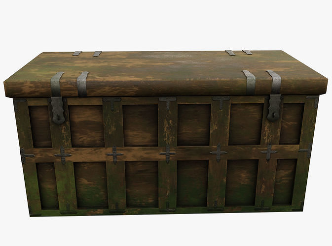 3D model Medieval Treasure Chest VR / AR / low-poly | CGTrader