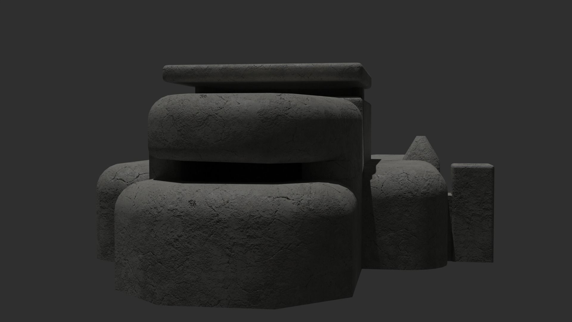 WWII Bunker German Regelbau Atlantic Wall Defense free 3D model | CGTrader