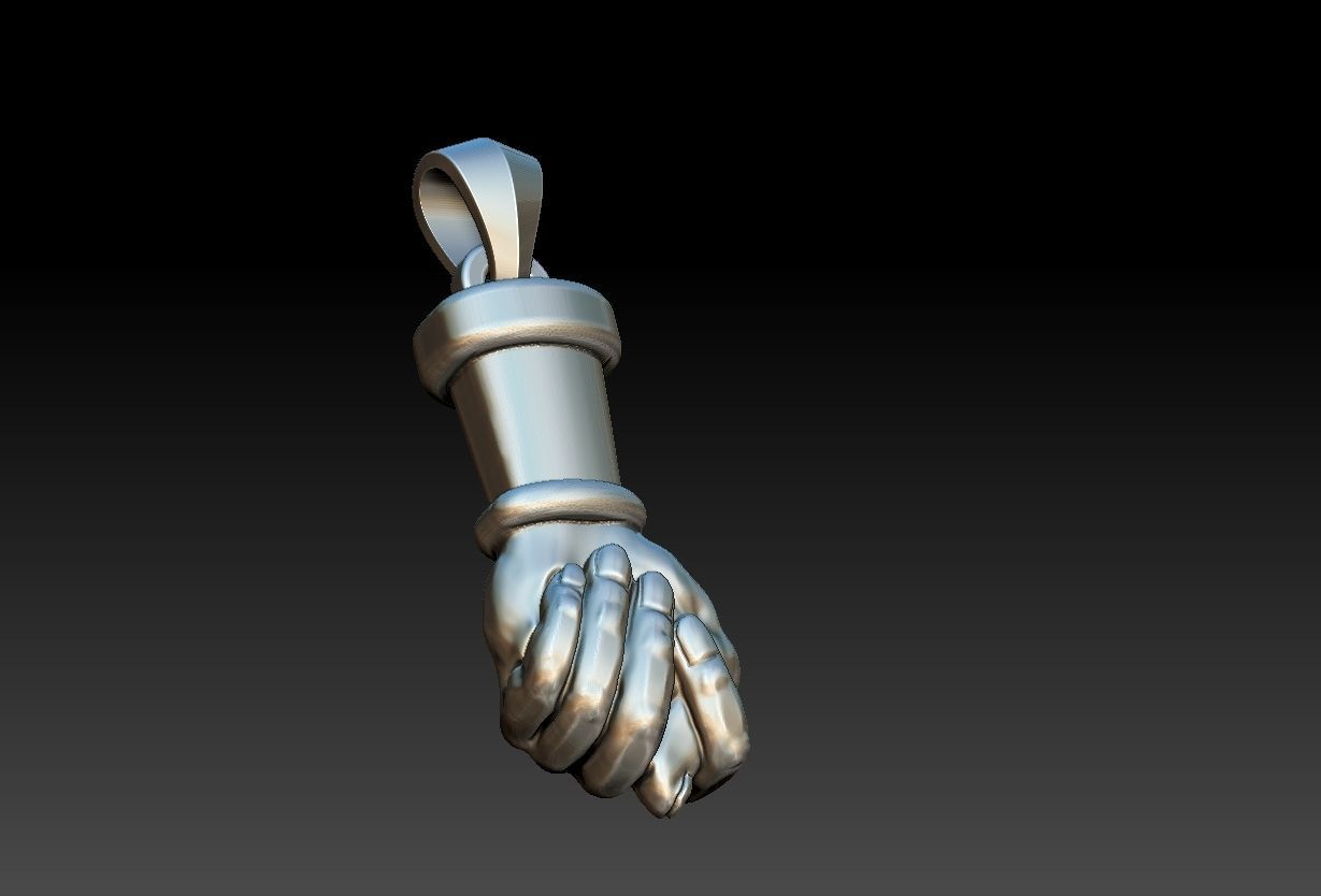 Fig Hand Sign 3D model 3D printable | CGTrader