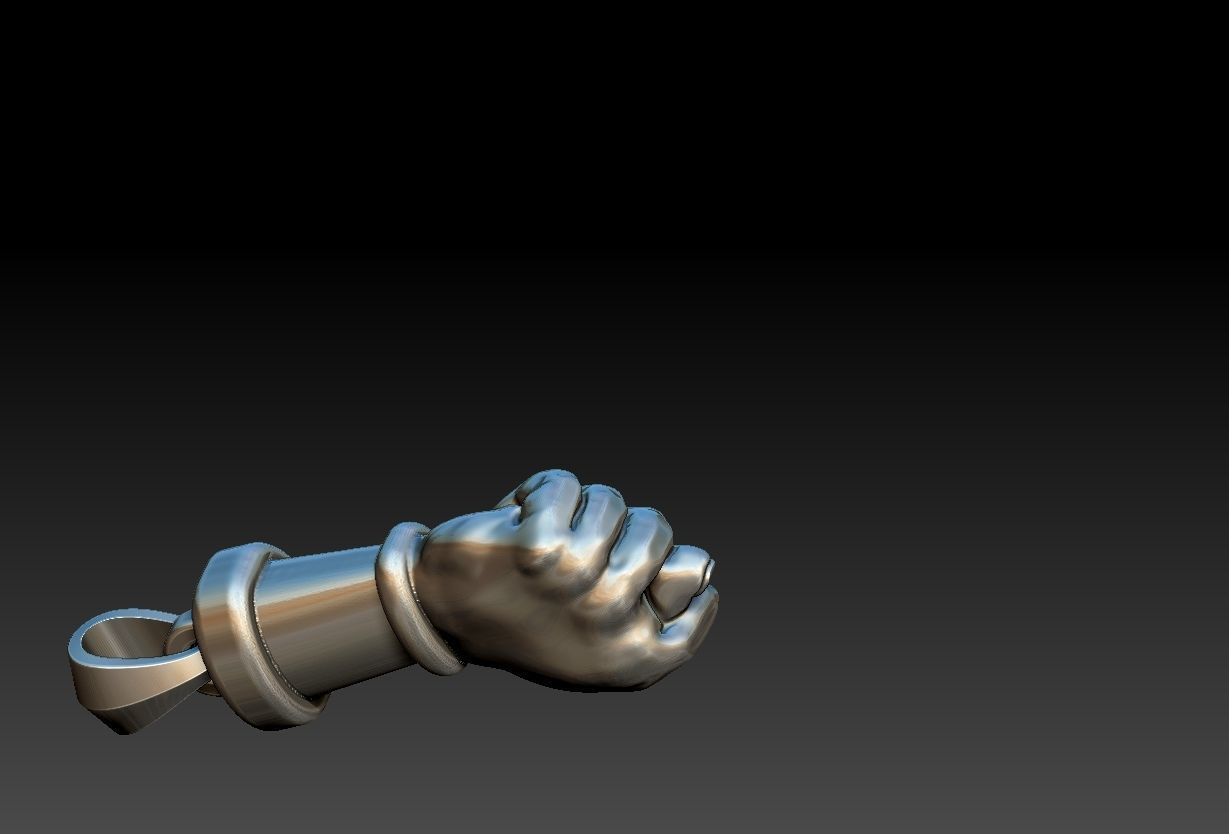 Fig Hand Sign 3D model 3D printable | CGTrader