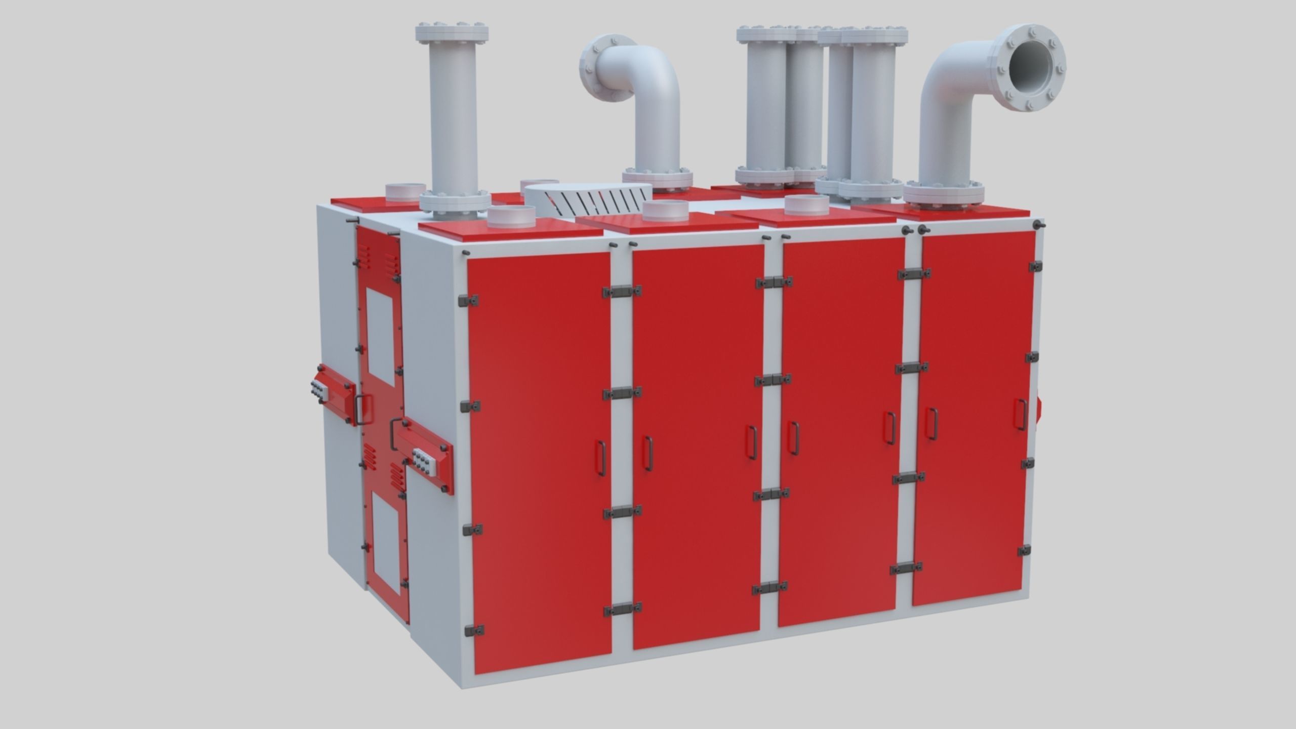 3D model Plansifter Plansichter Grain Wheat Flour Milling Machine VR ...