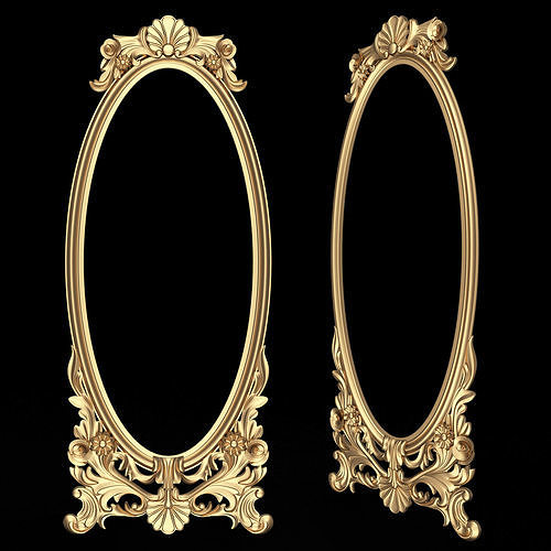 3D model Classic Mirror 07 VR / AR / low-poly | CGTrader