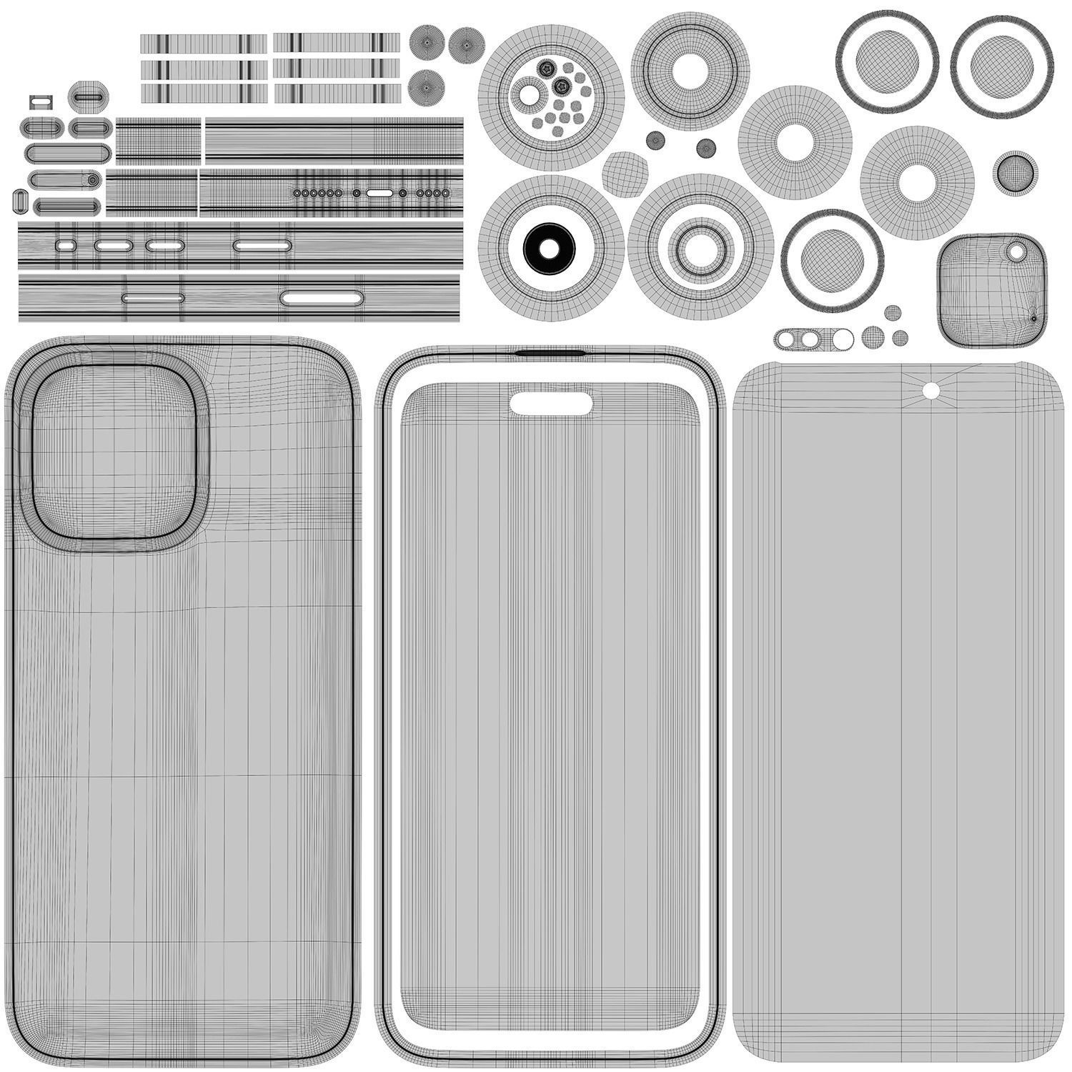 iPhone 14 Pro and iPhone 14 Pro Max 3D model | CGTrader