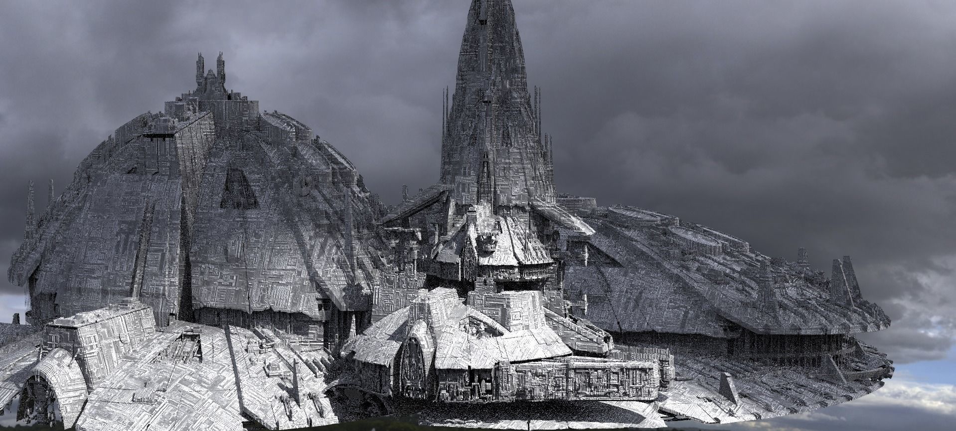 Jupiter Moon Ship Kitbash 3 3D model | CGTrader