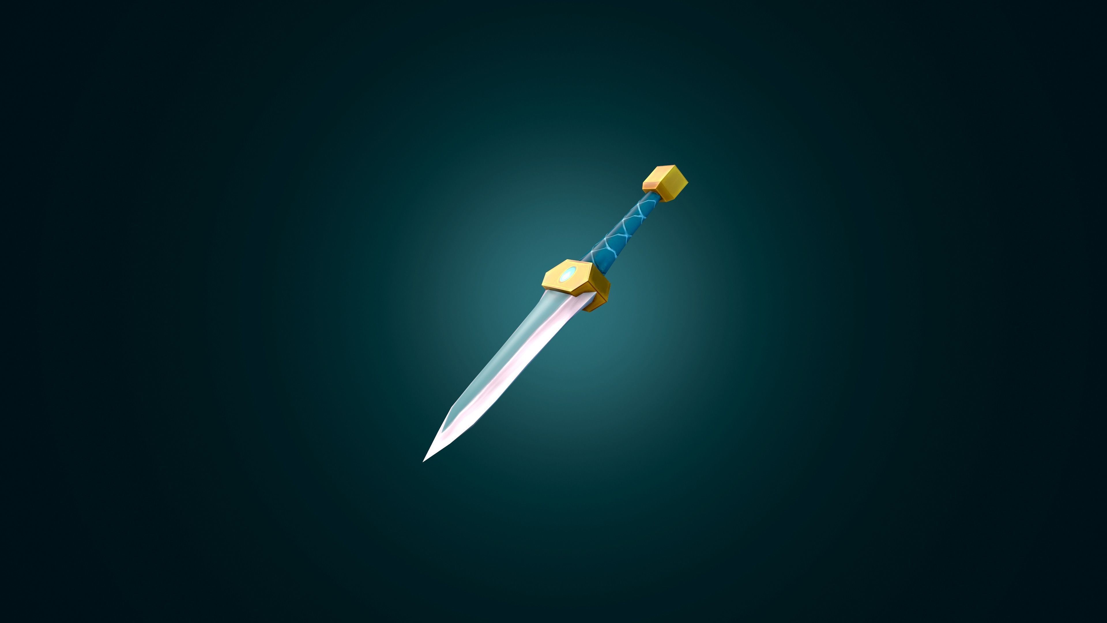 3D model Stylized Dagger - Handpainted RPG Low-Poly Game Ready 3D model ...