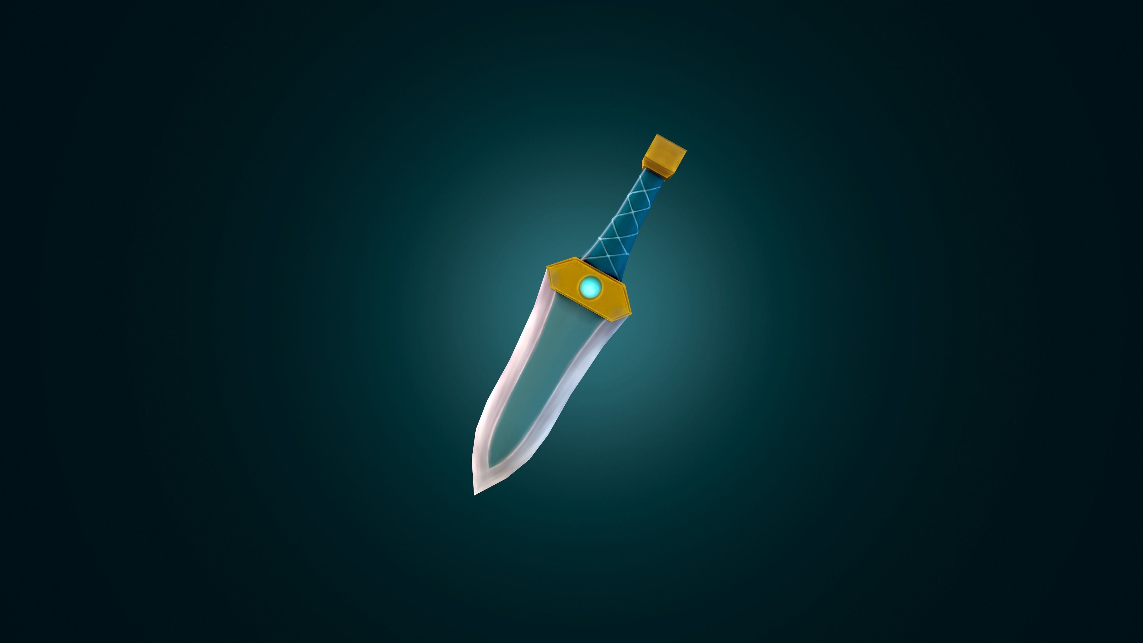 3D model Stylized Dagger - Handpainted RPG Low-Poly Game Ready 3D model ...