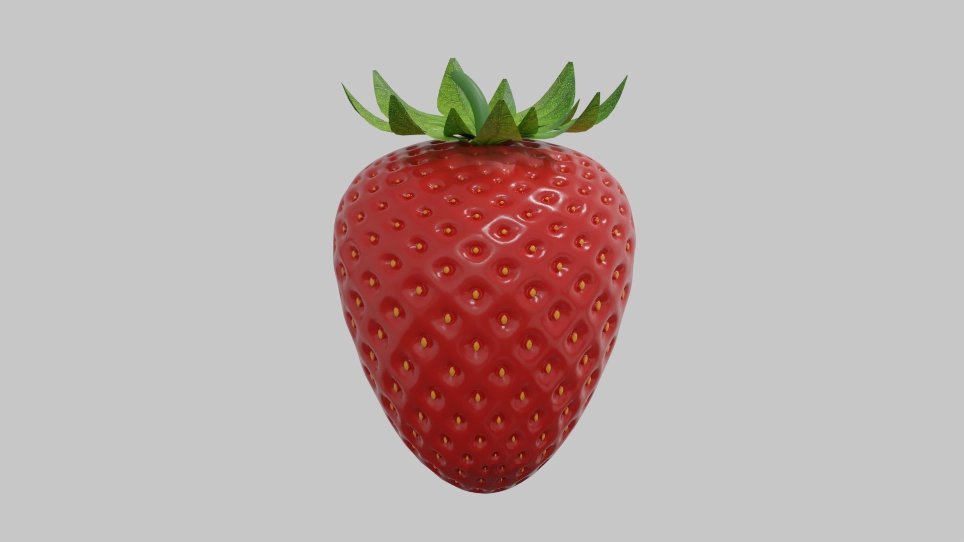 Strawberry free 3D model | CGTrader