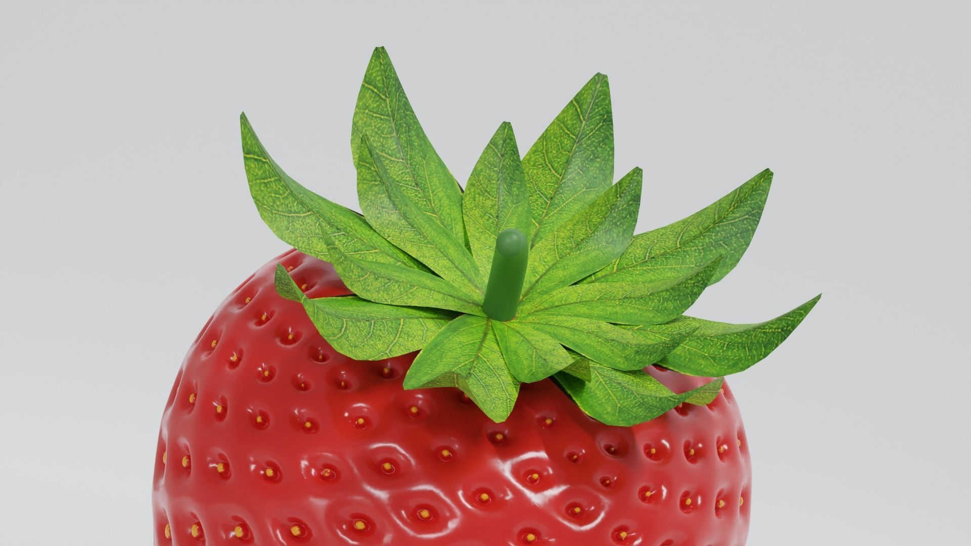 Strawberry free 3D model | CGTrader