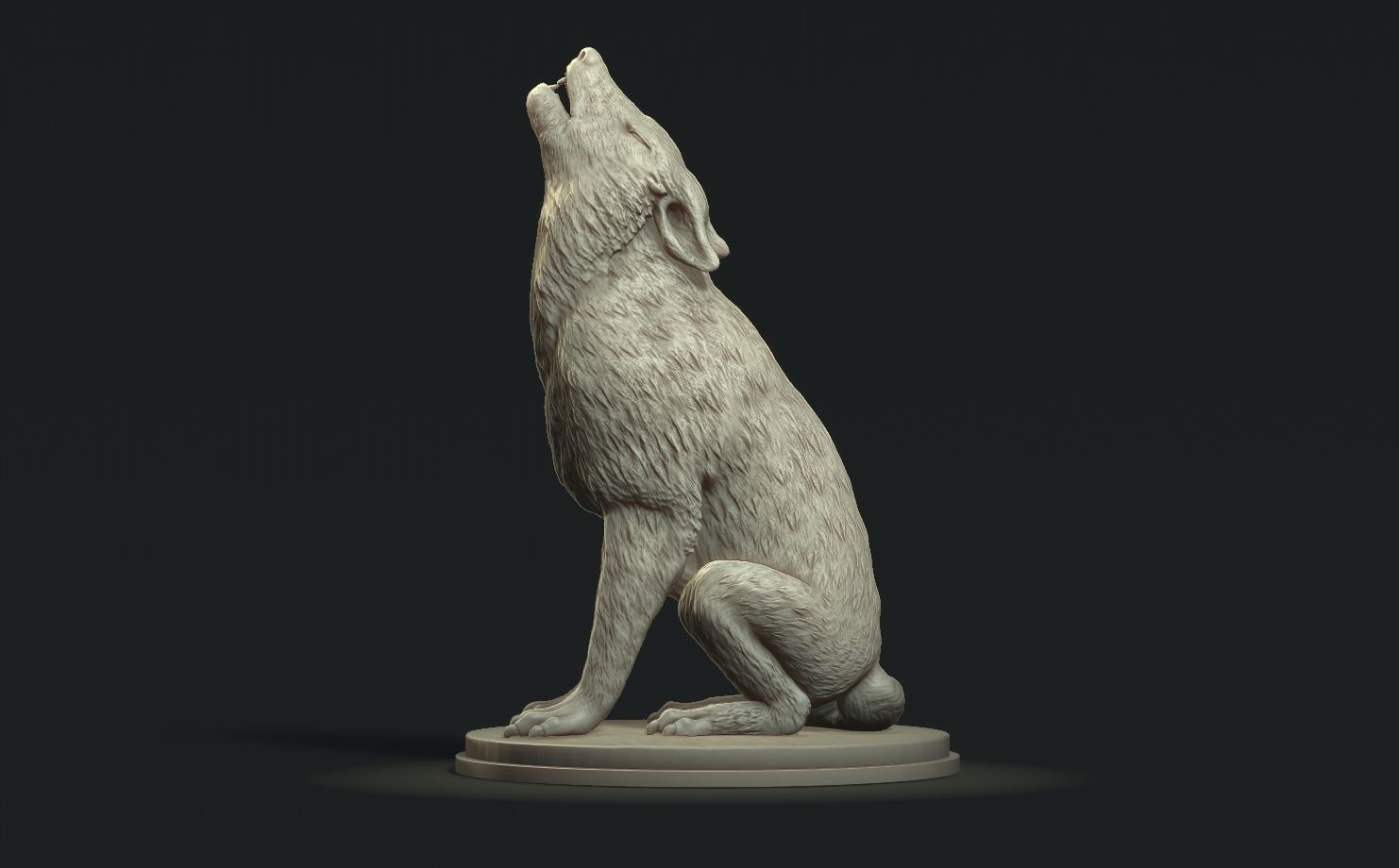 alpha wolf 3D model | CGTrader