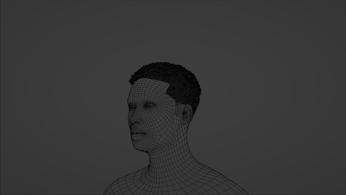 Fade Hair 3D model | CGTrader