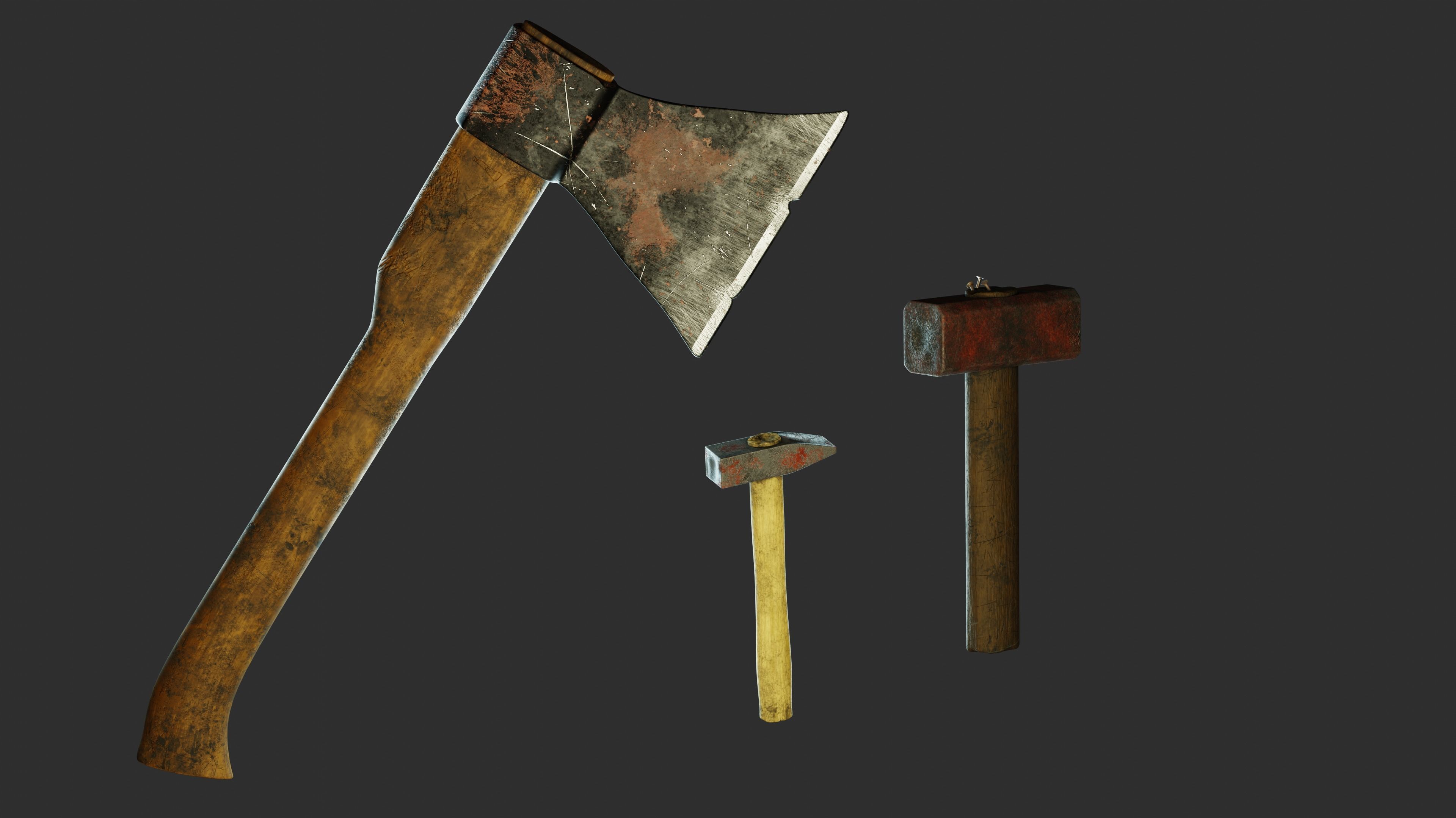 Old Soviet Tools 3D model | CGTrader