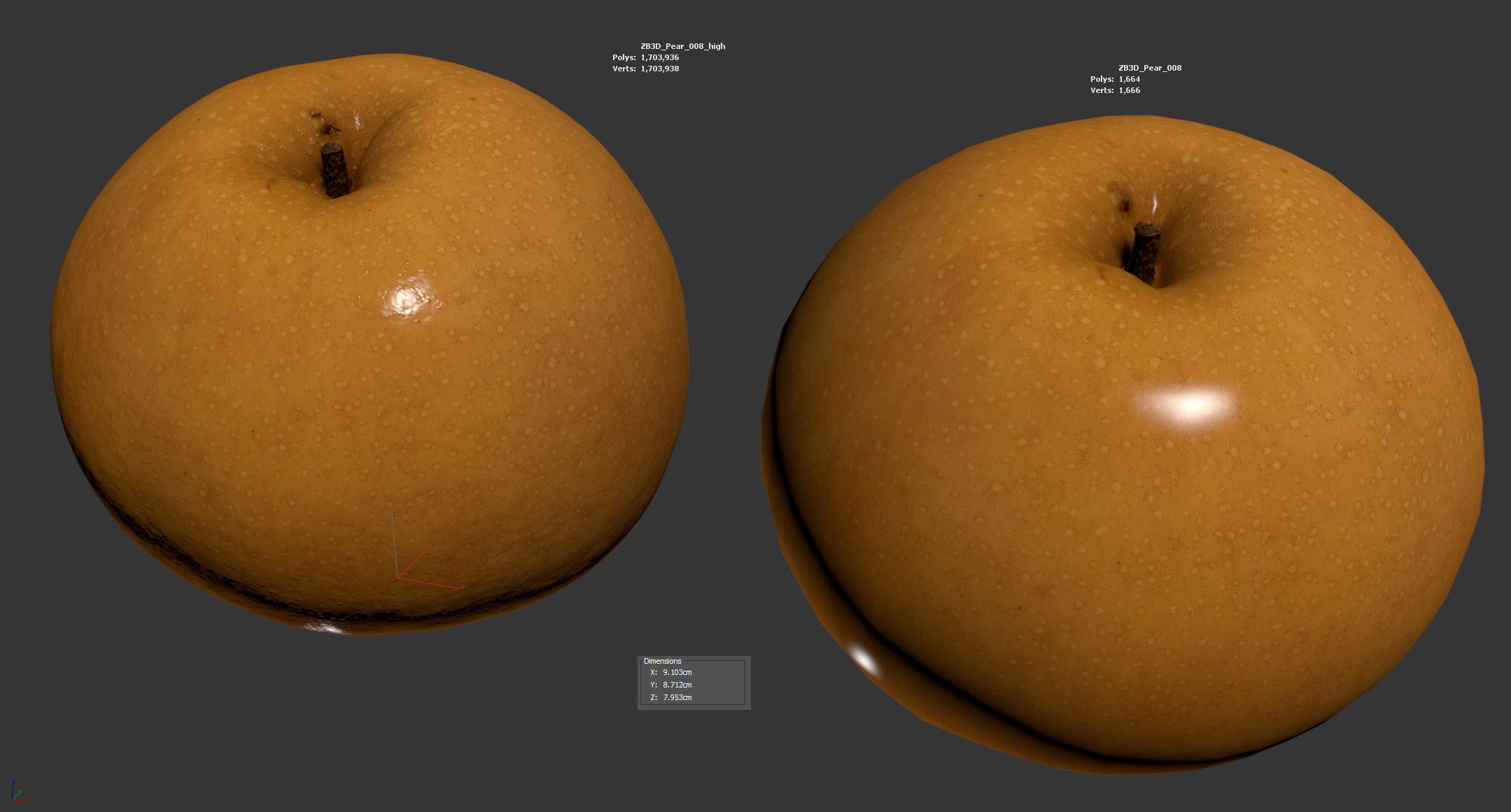 Pear 008 3D model | CGTrader