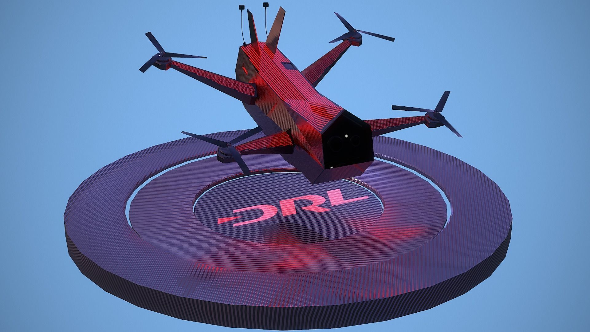 3D model DRL Racer Drone VR / AR / low-poly | CGTrader