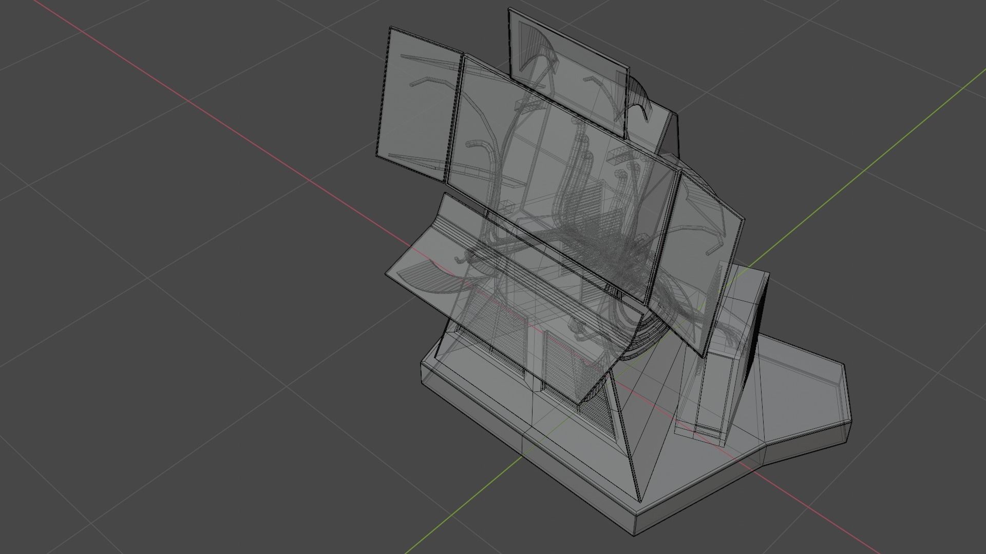 3D model Science Fiction Computer Console VR / AR / low-poly | CGTrader