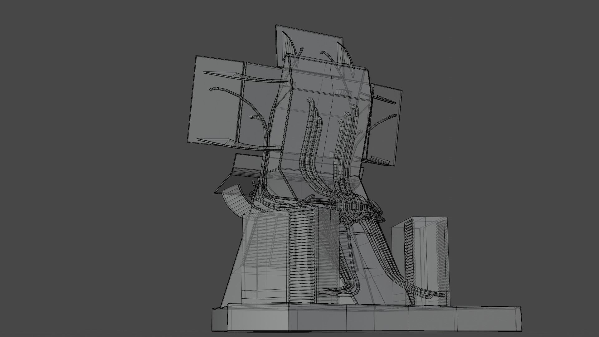 3D model Science Fiction Computer Console VR / AR / low-poly | CGTrader