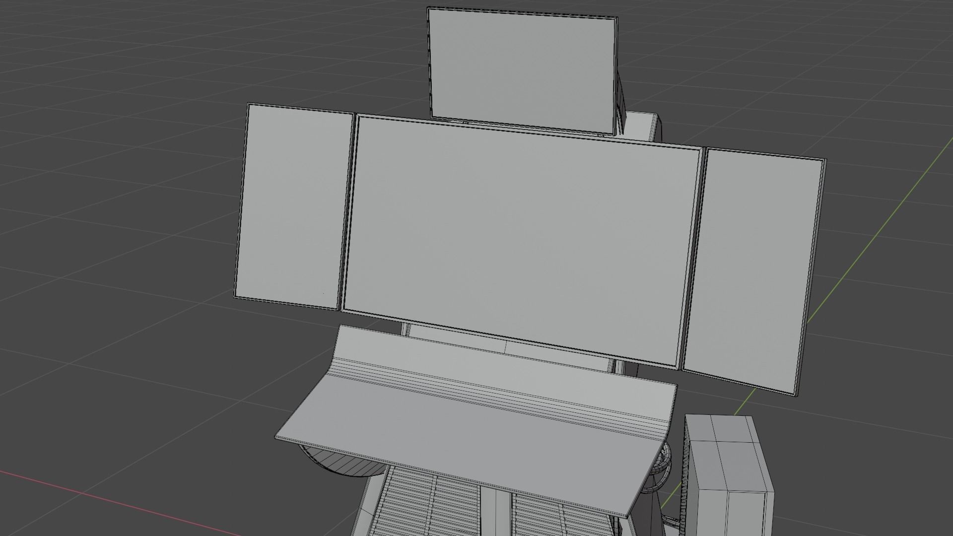 3D model Science Fiction Computer Console VR / AR / low-poly | CGTrader