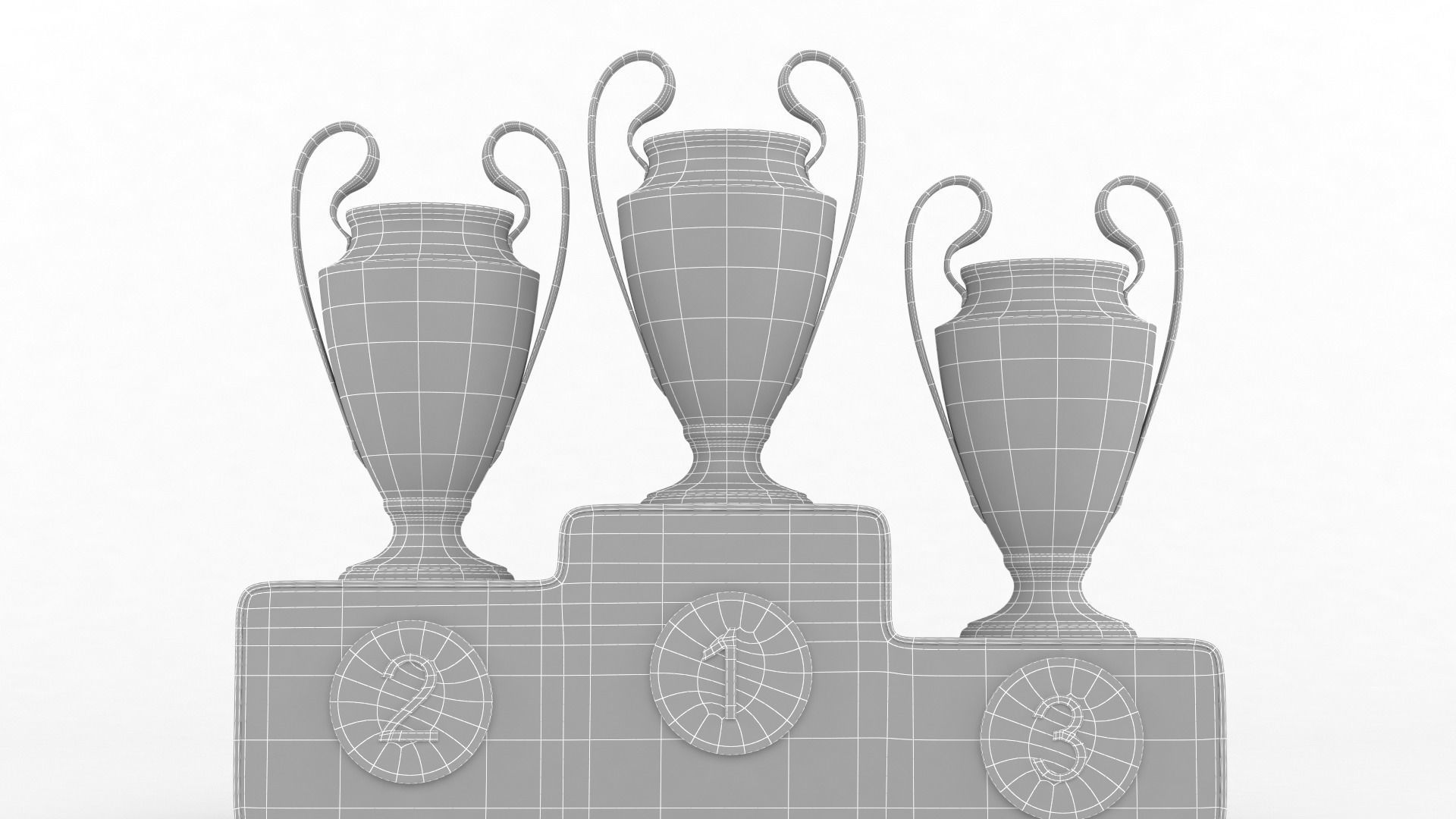 Cups Trophy 3D model | CGTrader