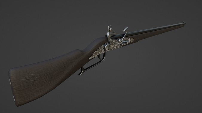 3D model 1597 Snaphaunce Long Rifle VR / AR / low-poly | CGTrader