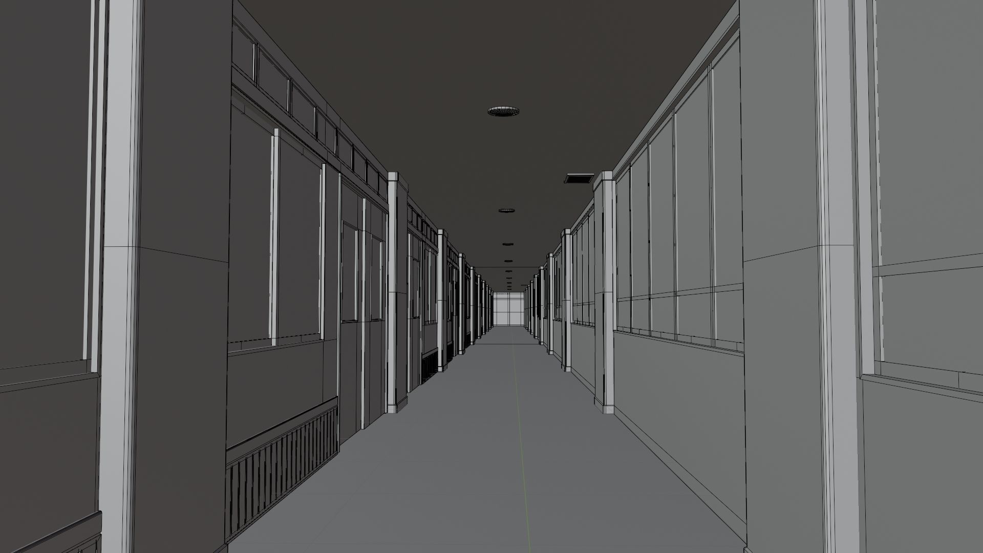 3D model Anime Corridor VR / AR / low-poly | CGTrader