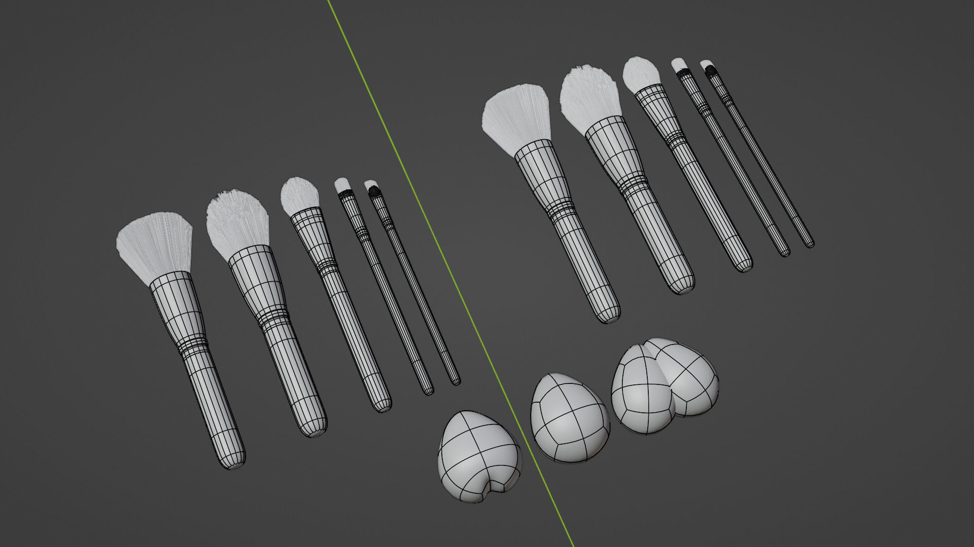 Set of cosmetics for make up 3D model | CGTrader