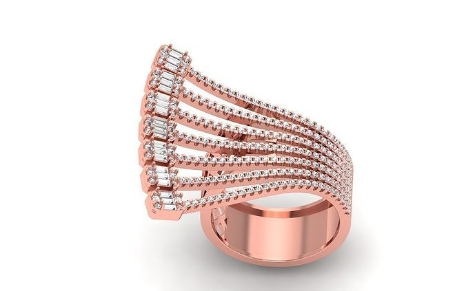 Women Solitaire Ring 3dm STL OBJ FBX Renders Details 3D model 3D ...