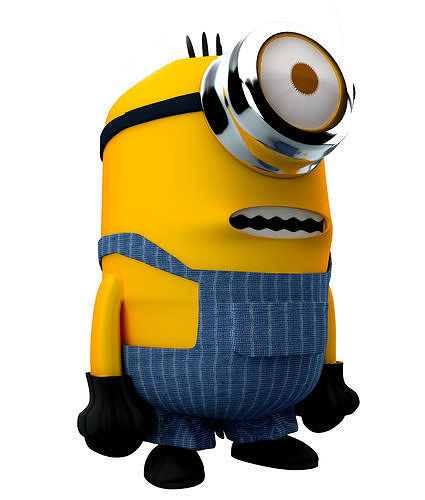 3D model mininion character VR / AR / low-poly | CGTrader