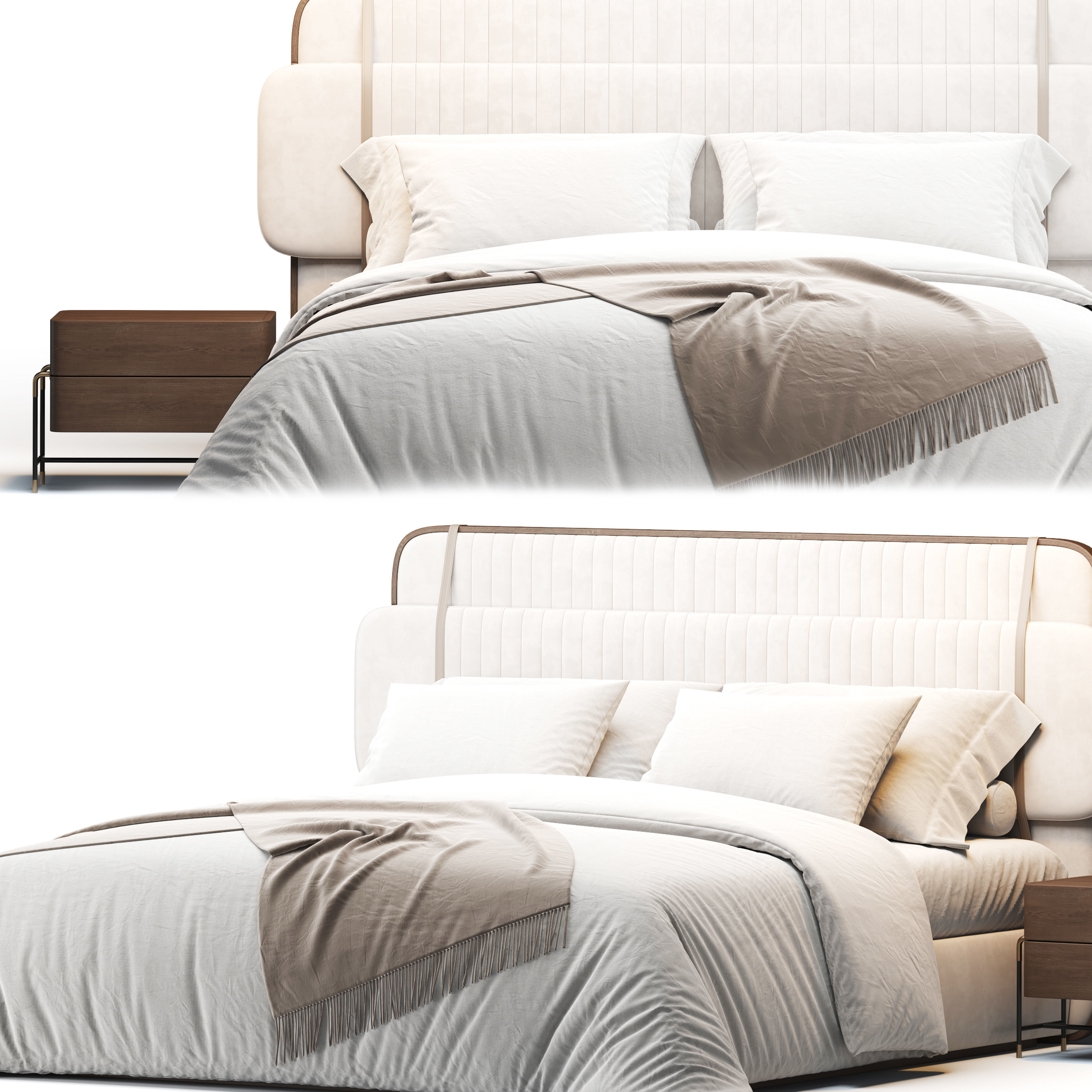 Scott Bed 3D model | CGTrader