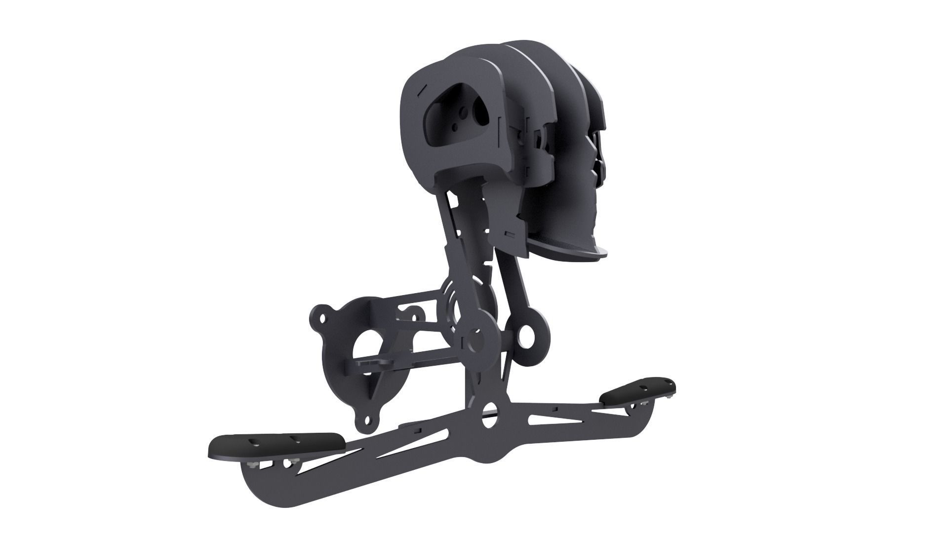 Helmet hanger 3D model | CGTrader