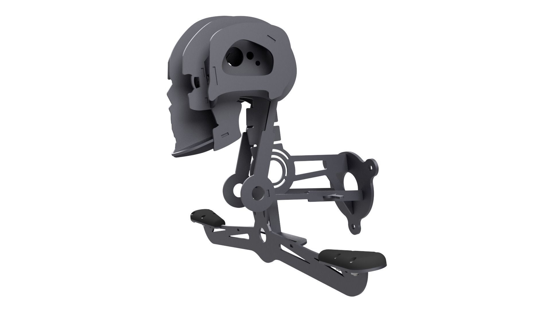 Helmet hanger 3D model | CGTrader