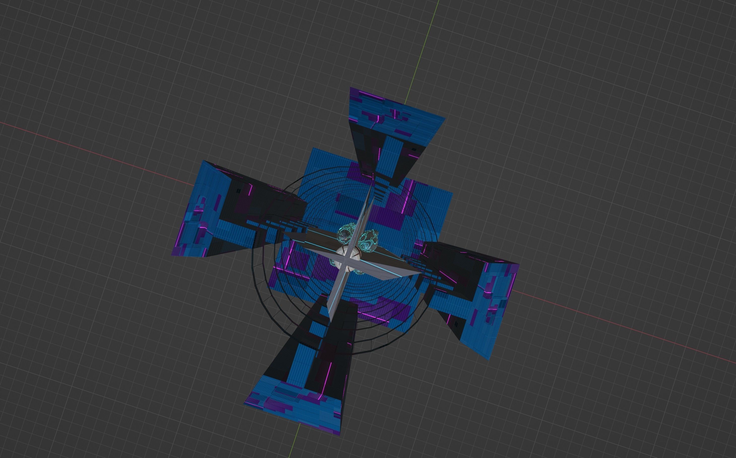 Rocket with electromagnetic launcher 3D model | CGTrader