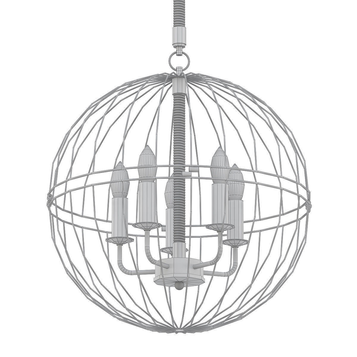 Loft Rope Sphere 3D model | CGTrader