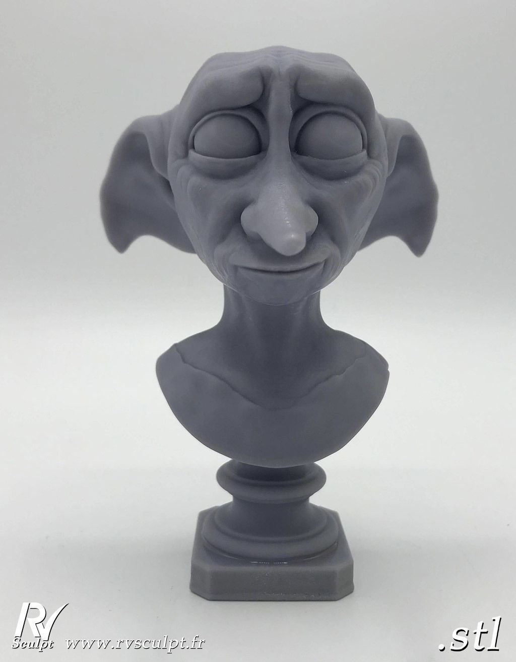 Dobby bust 3D model 3D printable | CGTrader